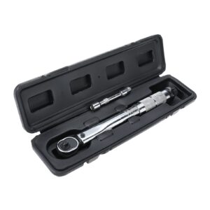 FreeTec 1/4" Drive Adjustable Click Torque Wrench 20-200 Inch-Pound