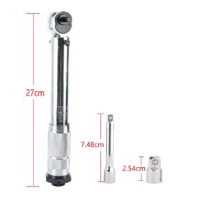 FreeTec 1/4" Drive Adjustable Click Torque Wrench 20-200 Inch-Pound