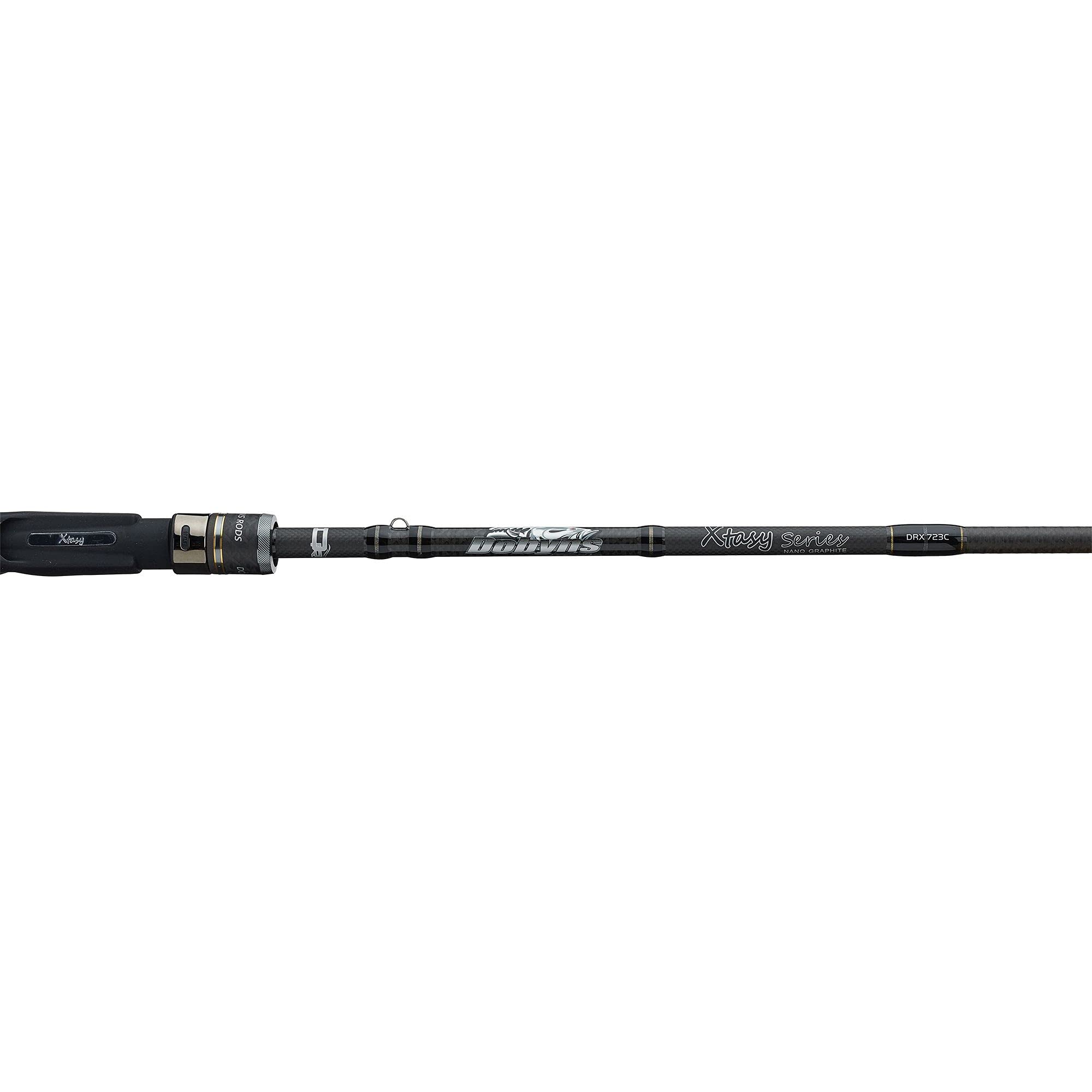 Dobyns Rods Champion XP Series 7’9” Spinning Bass Fishing Rod DC792SF | Med-Light Fast Action | Modulus Graphite Blank w/Kevlar Wrapping | Fuji Reel Seat & Alconite Guides | Line 6-12lb Lure 1/8-½oz