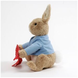 GUND Beatrix Potter Animated Peek-a-Boo Peter Rabbit Sound and Motion Plush Stuffed Animal, 10"