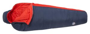 big agnes husted 20 (fireline pro) mummy sleeping bag, 20 degree, long, left zip