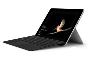 microsoft surface go with type cover bundle 10" touchscreen pixelsense intel pentium gold 4415y 128gb ssd windows 10