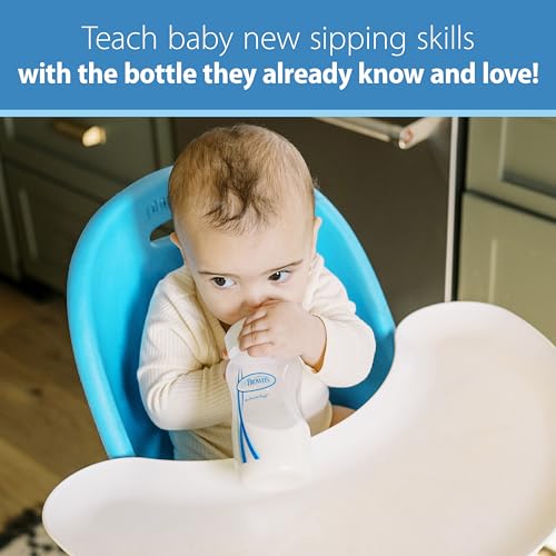 Dr. Brown's Options+ Wide-Neck Baby Bottle Sippy Spout, 2Count