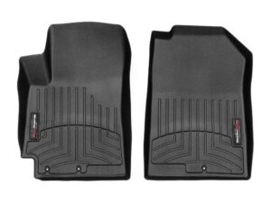 weathertech custom fit floorliners for kia rio, rio 5-door - 1st row (4412401), black