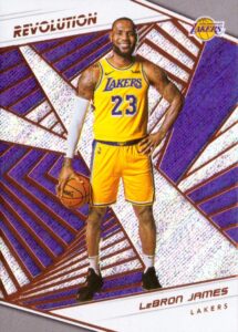 2018-19 panini revolution #40 lebron james los angeles lakers basketball card