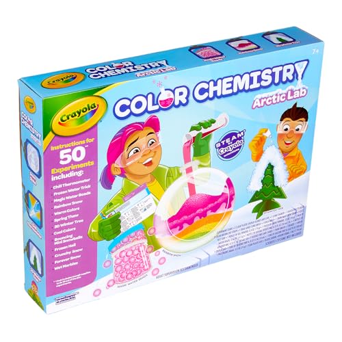 Crayola Arctic Color Chemistry Set for Kids, Steam/Stem Activities, Educational Toy, Ages 7, 8, 9, 10