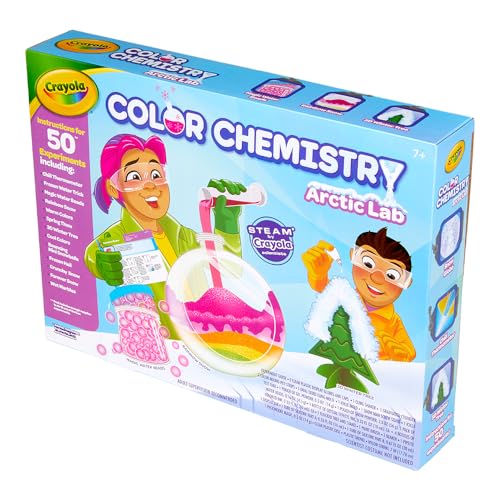 Crayola Arctic Color Chemistry Set for Kids, Steam/Stem Activities, Educational Toy, Ages 7, 8, 9, 10