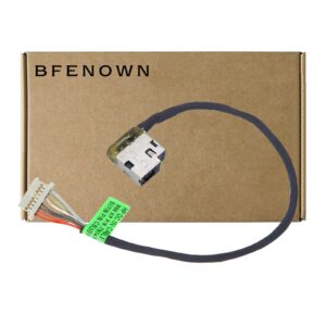 bfenown replacement dc power jack harness plug cable for hp pavilion 14-ab 15-ab 15t-ab 15z-ab 15-ak 15t-ak 15-bs 15-br 15-bu 15-bw 799749-s17 799749-y17 799749-f17 799749-t17 806746-001 931613-001