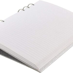 Filofax B145004 Refillable Saffiano Mettalic Clipbook, A5 Size, Silver