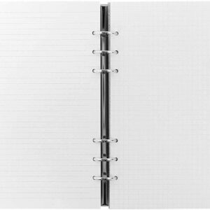 Filofax B145004 Refillable Saffiano Mettalic Clipbook, A5 Size, Silver