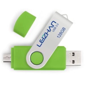 micro usb smartphone picture stick 128gb, micro-usb 3.0 usb flash drive for samsung galaxy s7/s6/s5/s4/s3/note5/4/3/2/meizu/htc/nokia/moto/huawei/xiaomi,green