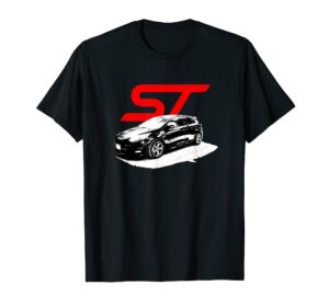 focus st - distressed look red variant t-shirt