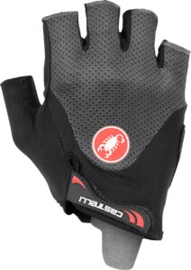 castelli men's arenberg gel 2 glove for road and gravel biking l cycling - dark gray - large