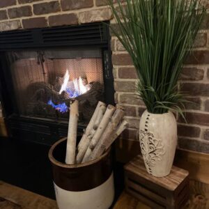 Wilson Decorative White Birch Logs, Natural Bark Wood Home Décor (Set of 12) - 15.5"-17.5" in Length 1"-1.5" Dia.