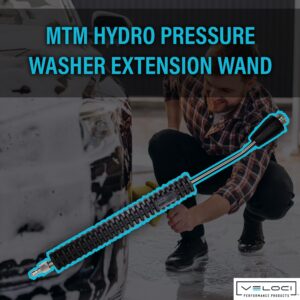 MTM Hydro Pressure Washer 20” Extension Wand Kit, High Pressure Sprayer 4100 PSI for Car Wash and Detailing, Pressure Washer Accessories for Foam Cannon