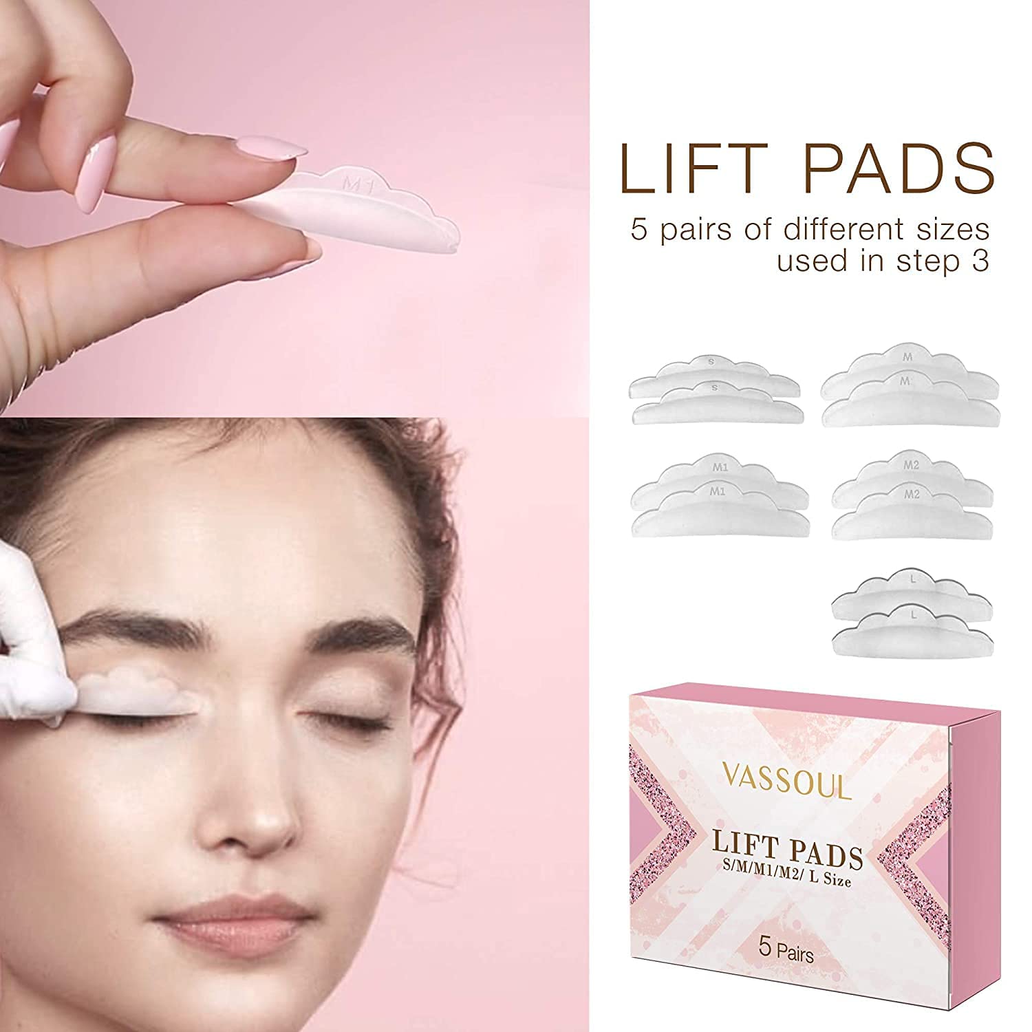 Lash Lift Kit, Eyelash Perm Kit, Professional Eyelash Lash Extensions, Lash Curling, Semi-Permanent Curling Perming Wave Suitable For Salon