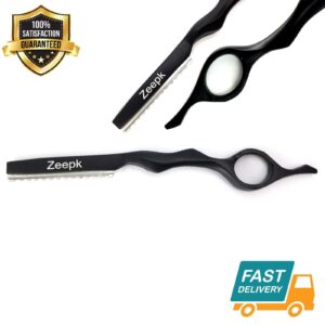 hair thinning razor,hair styling razor, feather styling razor, thinner razor, black thinning blade,feather cutting razor, hair razor, stainless steel salon hairdressing razor - hair cut