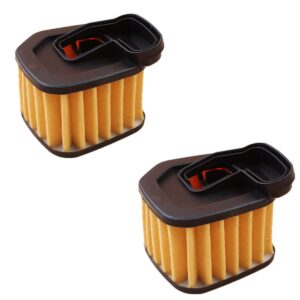 notos 2pcs air filter fit for husqvarna 570 575 576 epa 570xp 575xp 576xp chainsaw replace 537207501