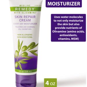 Medline Remedy Skin Repair Cream, 4 oz Tubes (3 Pack)