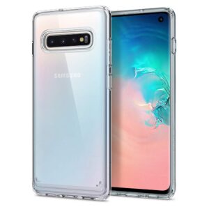 spigen ultra hybrid designed for samsung galaxy s10 case (2019) - crystal clear