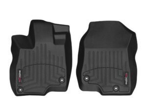 weathertech custom fit floorliners for acura rdx - 1st row (4414691), black