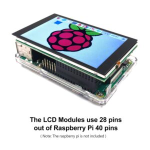 innomaker Raspberry Pi LCD Display TFT Capacitive Touch Screen 3.5 Inch 320×480 for Rasp Pi 5 4 3 B+ Raspberry pi x Display Terminals