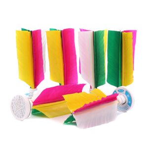 baitaihem 6 pack colorful feather kick shuttlecock chinese jianzi foot exercise outdoor toy game