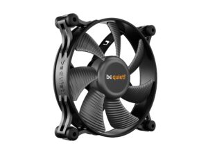 be quiet! shadow wings 2 120mm pwm silent low noise cooling fan | low noise operation | rubber fan frame | designed in germany | black | bl085