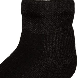 Thorlos Unisex-Adult JMX Maximum Cushion Ankle Running Socks, (1 Pair), Black, Large