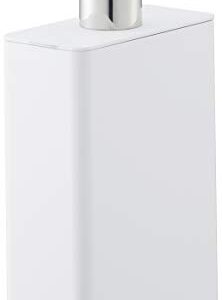 Yamazaki Tower Shampoo Dispenser White Rectangular