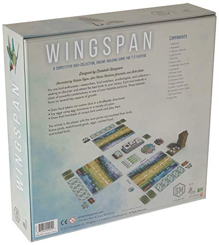 Stonemaier Games Wingspan Game 2018 Version