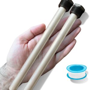 Anode Rod for RV Water Heater - Magnesium 9.25" Length ¾" NPT (2 Pack)