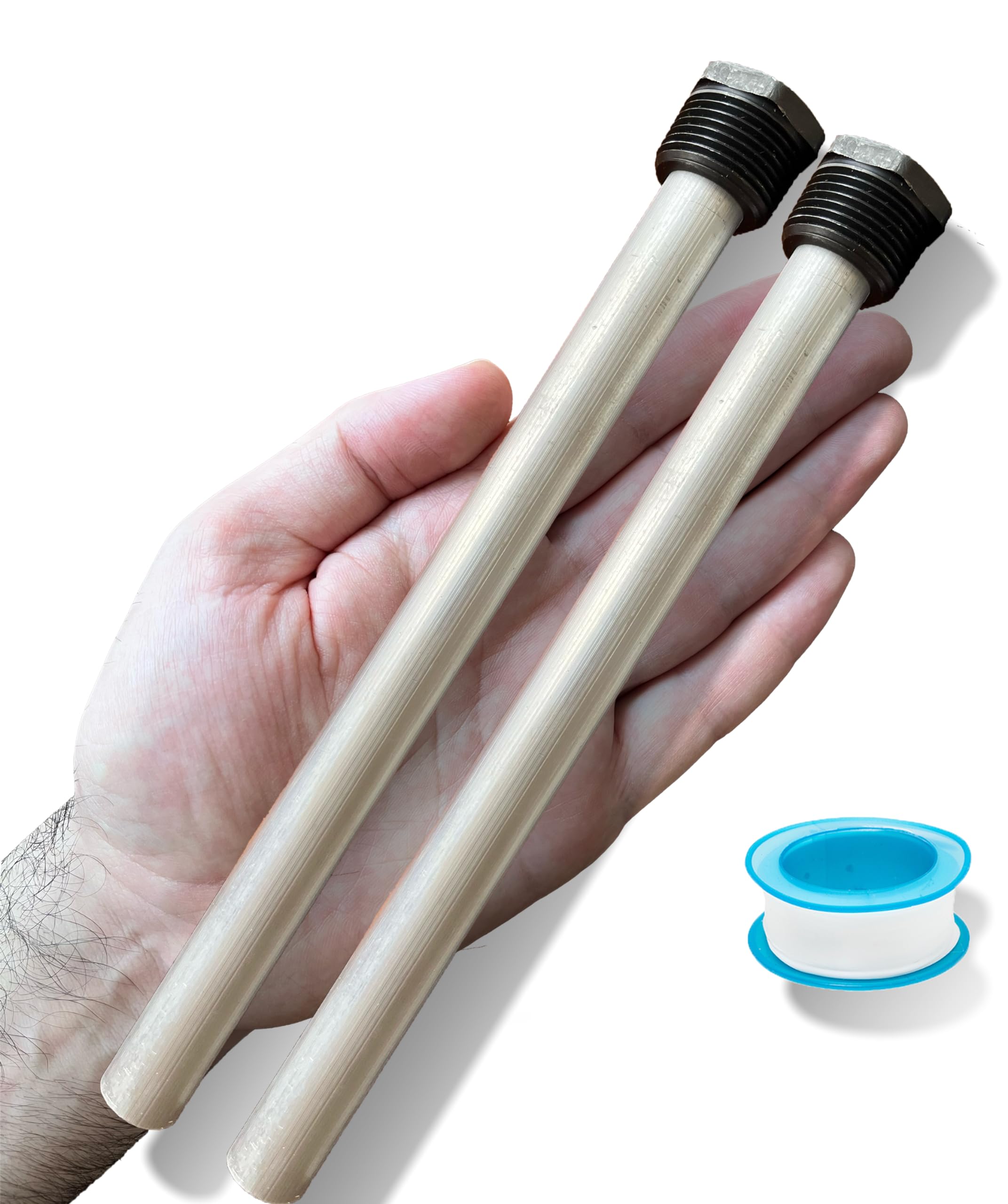 Anode Rod for RV Water Heater - Magnesium 9.25" Length ¾" NPT (2 Pack)