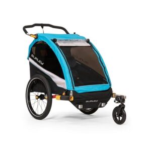 burley d'lite x, 2 seat kids bike trailer & stroller