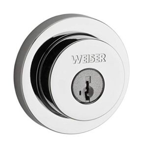 weiser (kwikset hardware family) single cylinder deadbolt, metropolitan boutique, smartkey, 6 way latch, model ssd9471 26 smt rdt b 6ls2r2