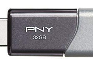 PNY 32GB USB 3.0 Flash Drive Elite Turbo Attache 3 (Five Pack) Model P-FD32GTBOP-GE Bundle with (2) Everything But Stromboli Lanyard