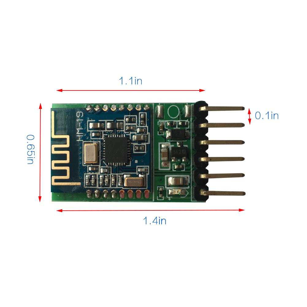 DSD TECH HM-19 Bluetooth 5.0 BLE Module with CC2640R2F Compatible for DIY