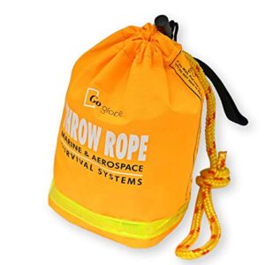 Goglobe Throw Rope Throw Bag 60 Feet Floating Rope for Boating Kayaking Ice Fishing Boat Safety