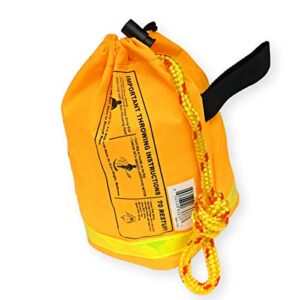 Goglobe Throw Rope Throw Bag 60 Feet Floating Rope for Boating Kayaking Ice Fishing Boat Safety