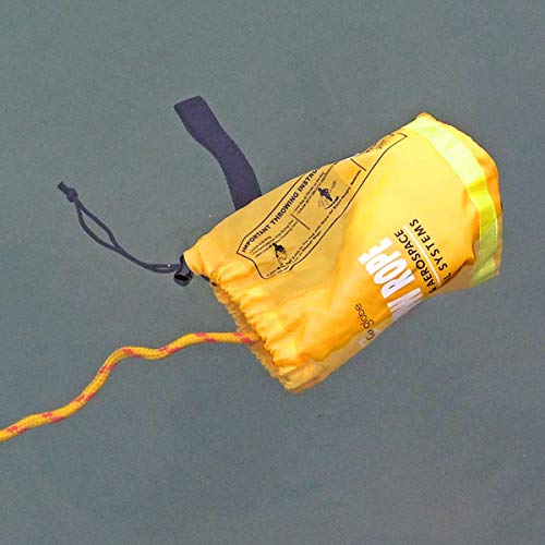 Goglobe Throw Rope Throw Bag 60 Feet Floating Rope for Boating Kayaking Ice Fishing Boat Safety