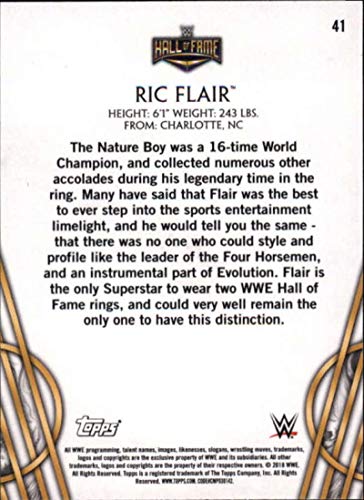 2018 Topps Legends of WWE Bronze #41 Ric Flair Wrestling Trading Card