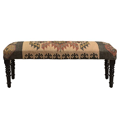 LR Home Southwestern Indoor Bench, 3'11" X 1'4", Multi