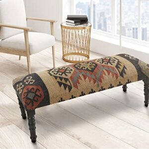 LR Home Southwestern Indoor Bench, 3'11" X 1'4", Multi