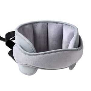 stohua baby car seat head support band - comfortable head & neck pillow support, adjustablecar seat neck relief, grey