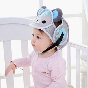 Baby Safety Helmet Head Protection Toddler Kids Adjustable Soft Headguard for Walking Crawling