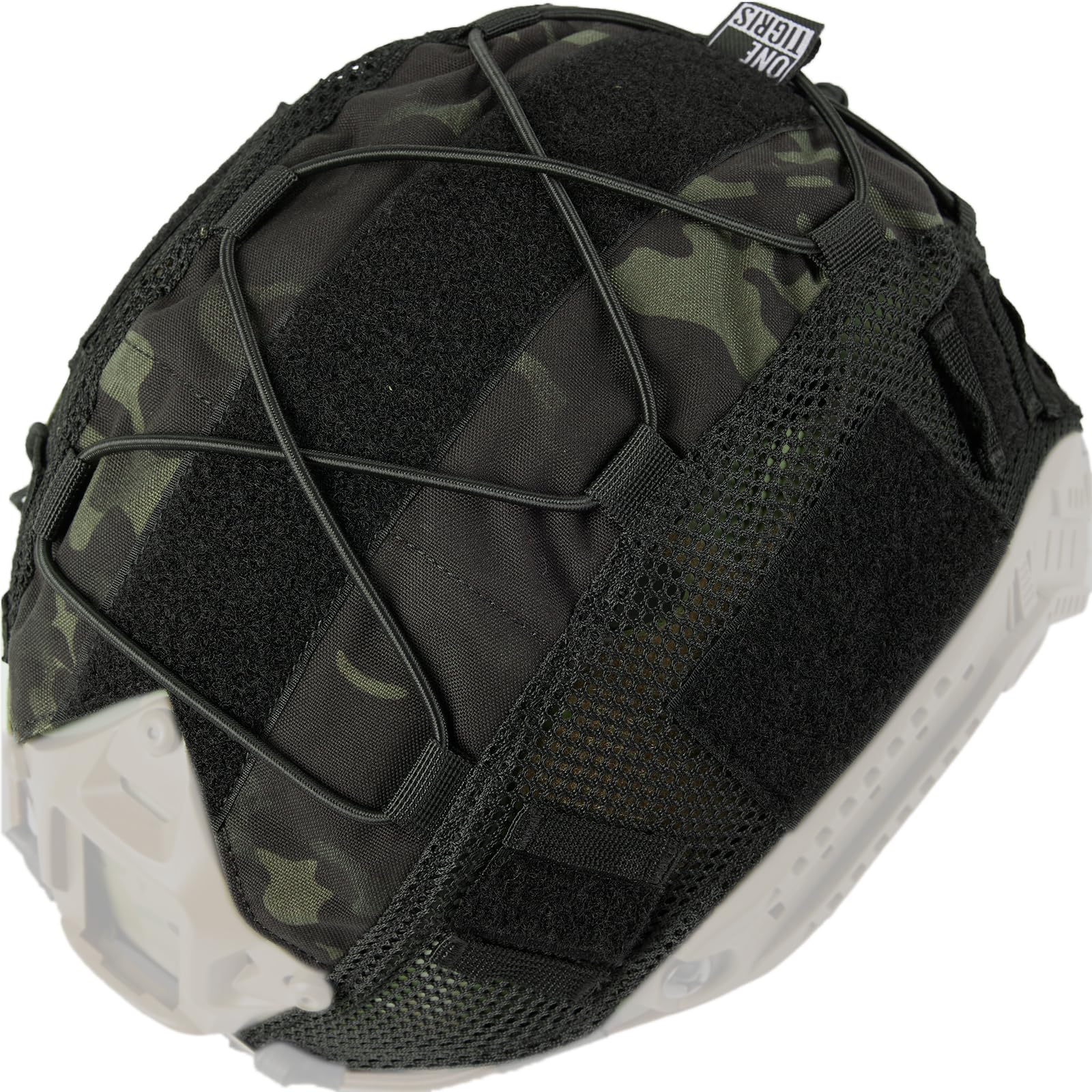 OneTigris Tactical Helmet Cover, Cloth Cover for Fast Helmet in Size M/L & Fast Bump Helmet in Size L/XL - ZKB06 No Helmet