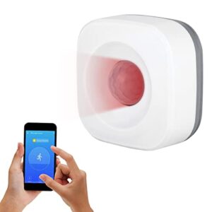 sonew pir motion sensor,infrared motion detector with all-round, blindspot- coverage for indoor or outdoor use