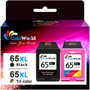 high yield for hp ink 65 hp65 65xl ink cartridges combo pack black color fit for envy 5055 5052 5000 5012 5010 deskjet 2600 2622 3723 3755 3758 2624 3730 printer