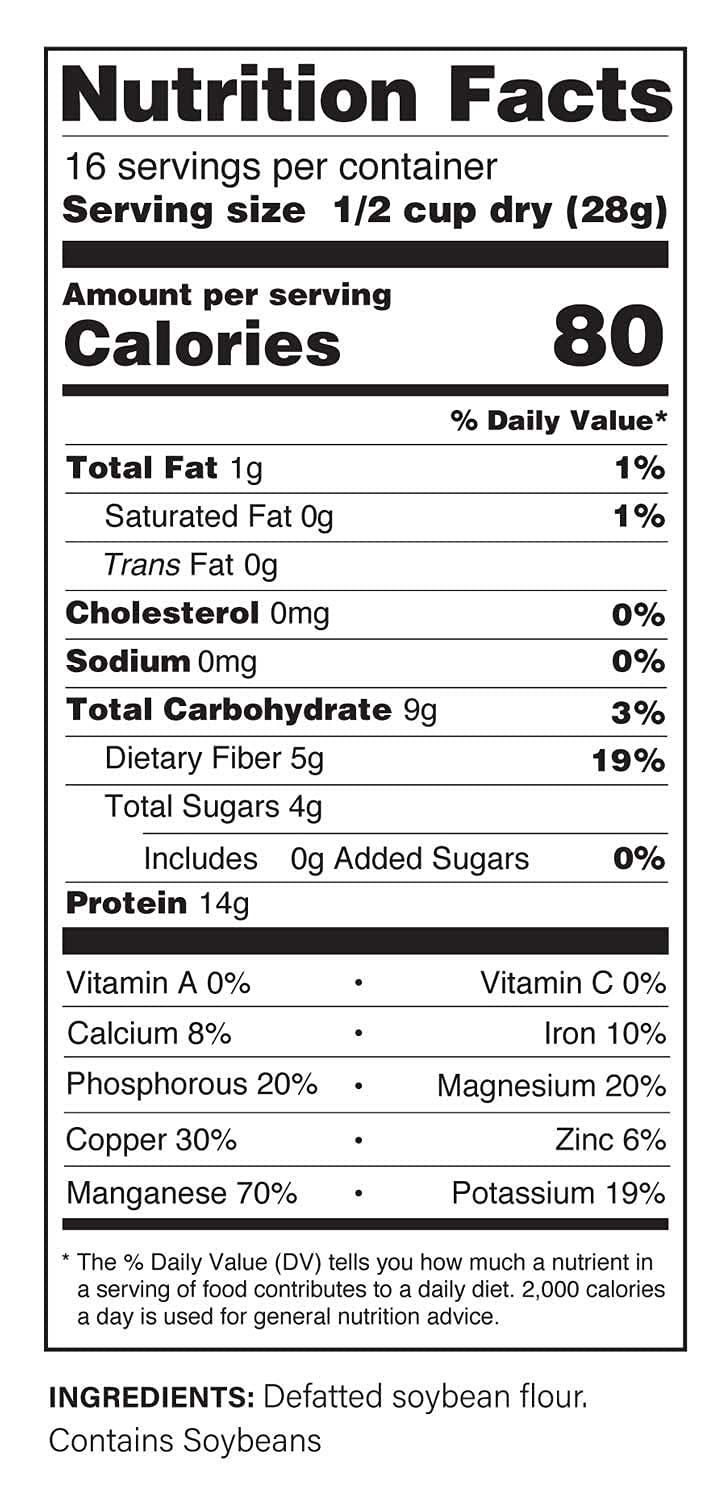 Plant Basics - Hearty Plant Protein - Unflavored Strips, 1 lb, Non-GMO, Gluten Free, Low Fat, Low Sodium, Vegan, Meat Substitute