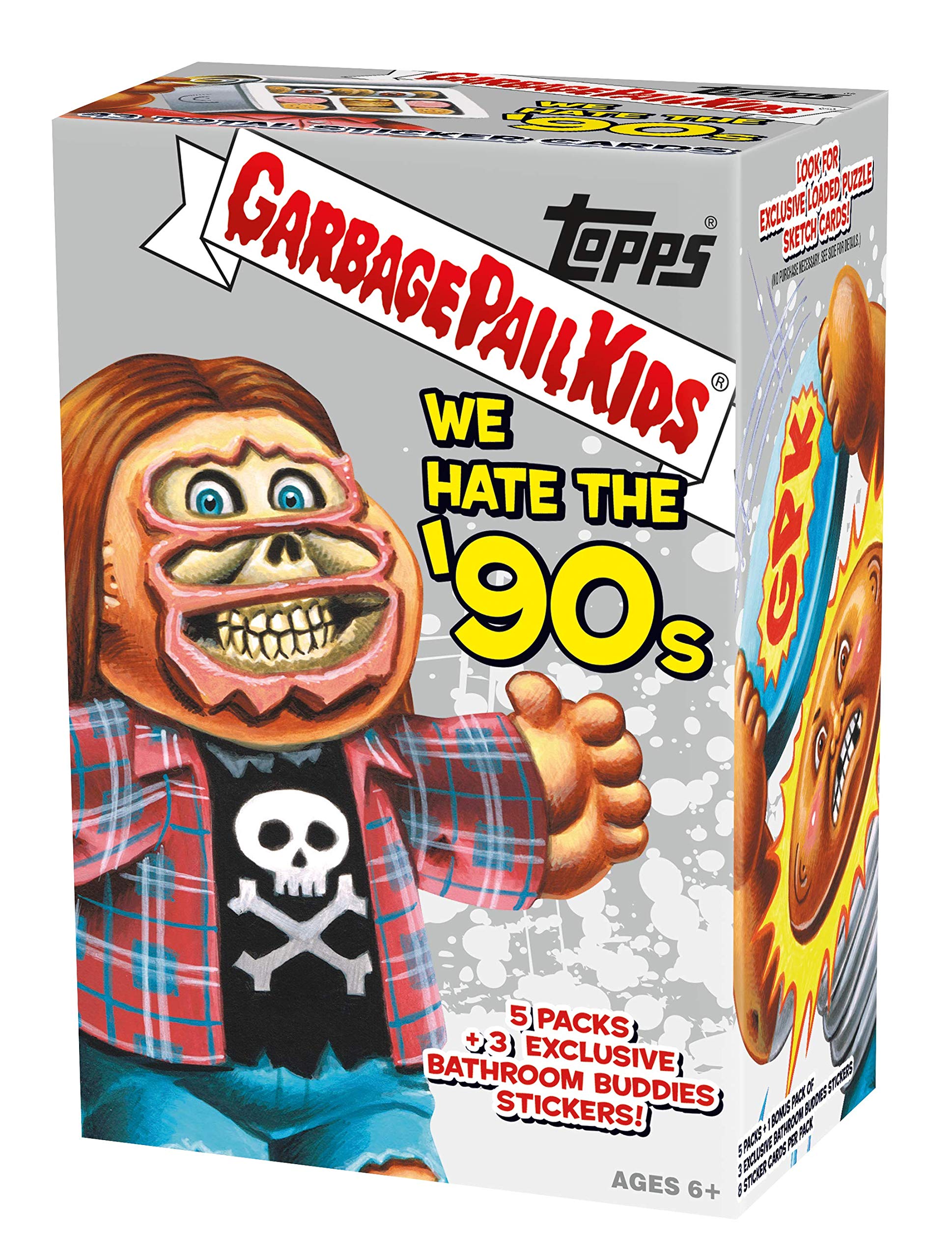 Garbage Pail Kids We Hate The '90s Trading Sticker Cards Retail Blaster Box